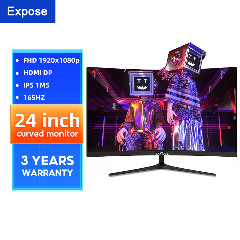 Expose 27 inch Gaming Monitor PC Computer 19/24 inch pc laptop Desktop ...