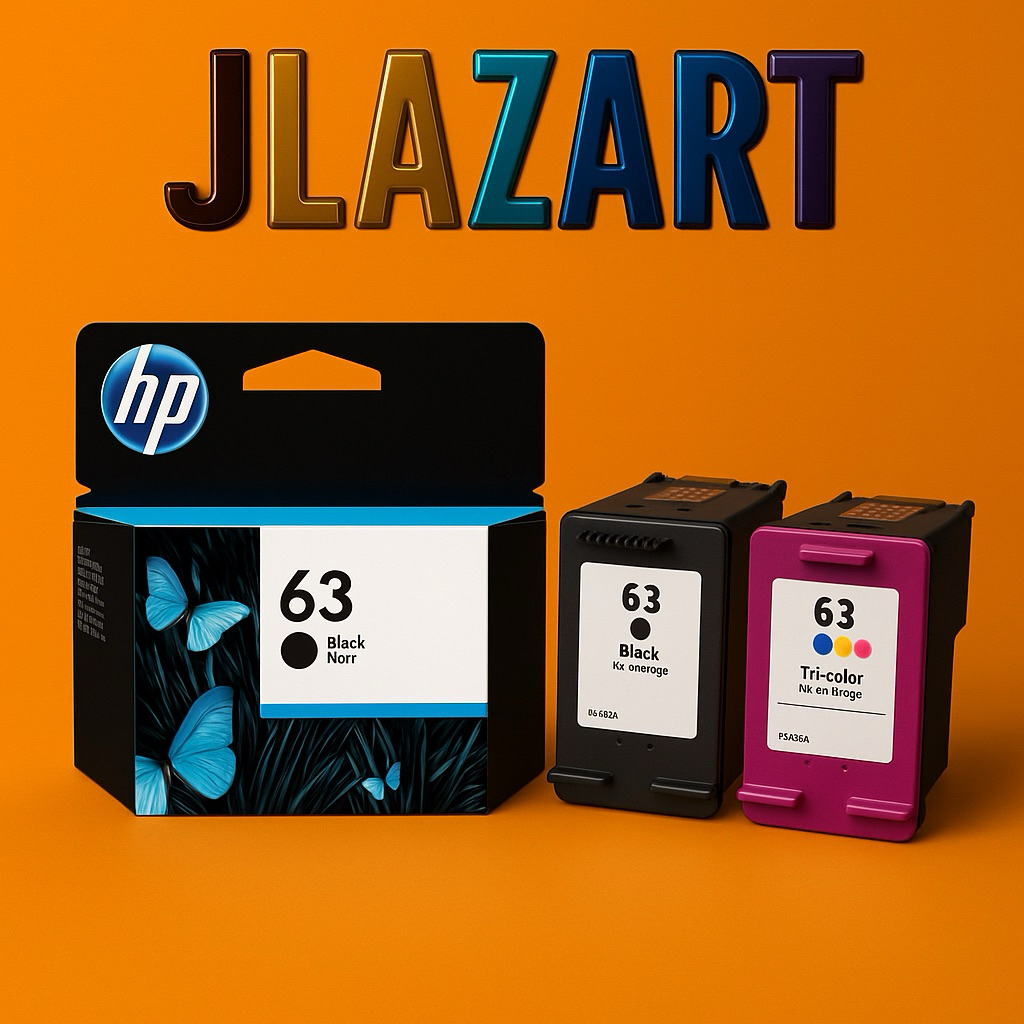 HP ink 63 Black and Tri-color Original Ink Cartridge, (F6U62AN ...