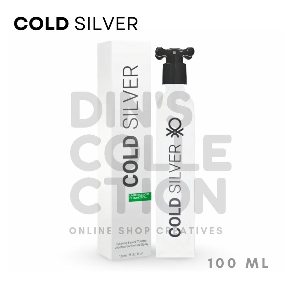 COLD SILVER Singapore Perfume Spray Vaporizer for Men EDT Long Lasting ...