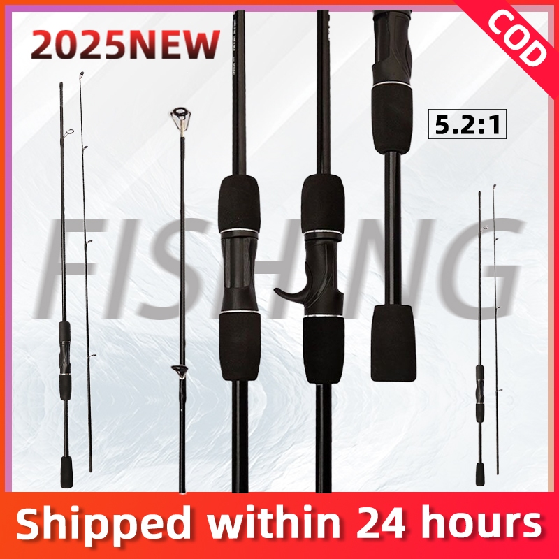 Ultralight Fishing Rod 1.65M 1.8M 2.1M Fishing Rod Carbon Hard ...