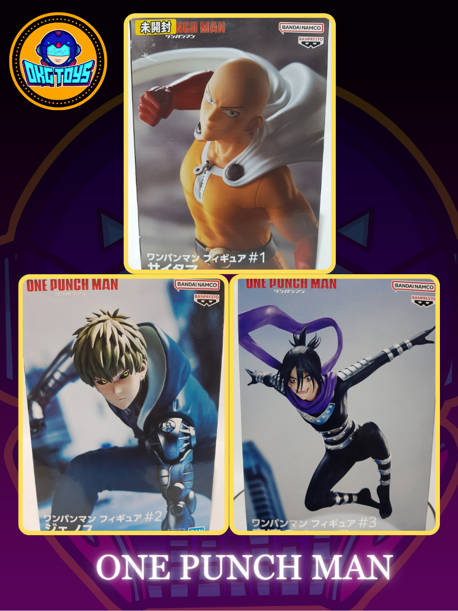 ONE PUNCH MAN FIGURE SAITAMA GENOS Jenosu Speed-o'-Sound Sonic ...