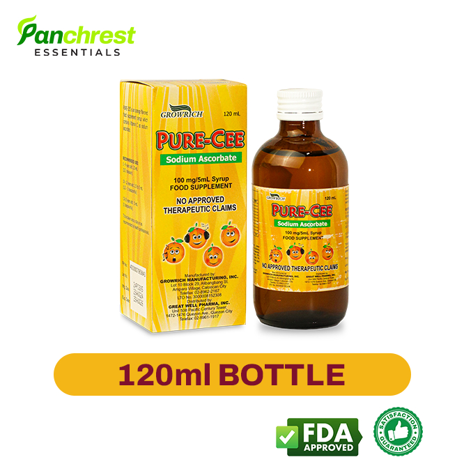 Pure-cee Sodium Ascorbate 120ml for kids | Immune Booster | Pampataba ...