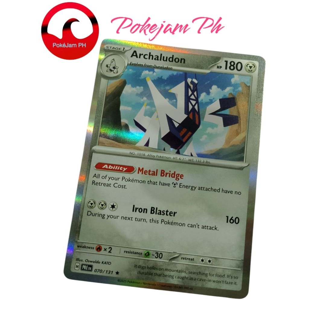 Archaludon Holo (Prismatic Evolutions) | Shopee Philippines