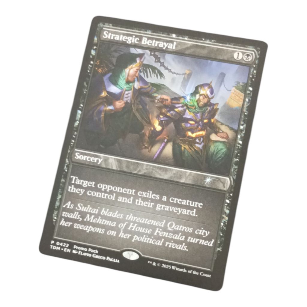 MTG Card STRATEGIC BETRAYAL Magic the Gathering Trading Card Game Black ...