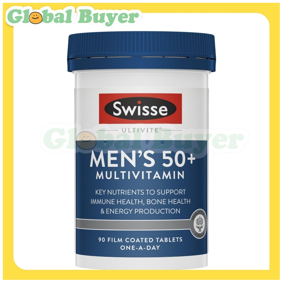 Swisse Men's Ultivite 50+ Multivitamin 90 Tablets EXP:12/2025 | Shopee Philippines