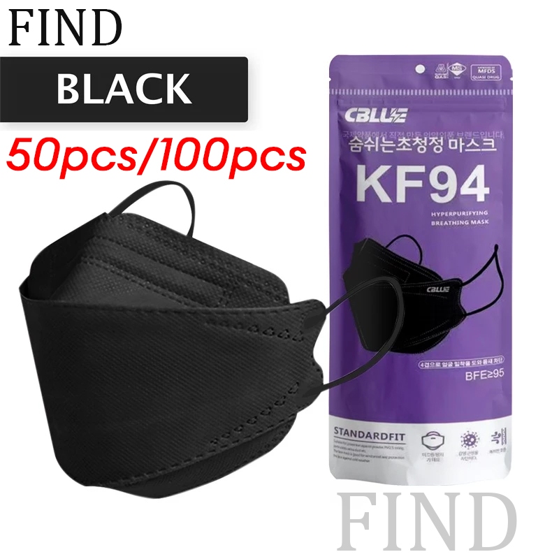 50pcs/100pcs/Pack KF94 Face Mask 3DFacemask Protect mpox mask Mpox ...