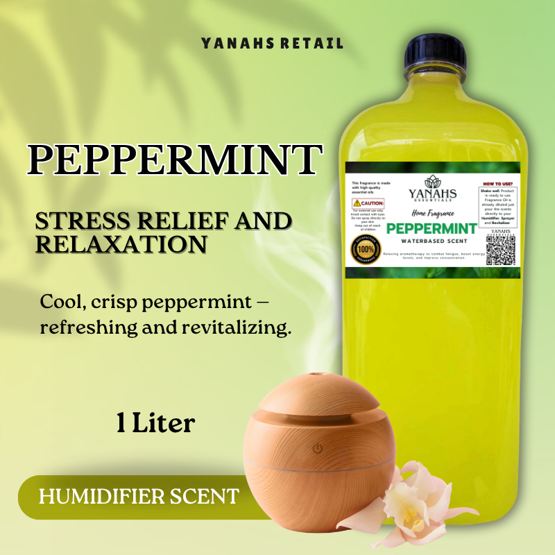 PEPPERMINT Water-based Scent for Humidifier, Air Freshener, Linen Spray ...