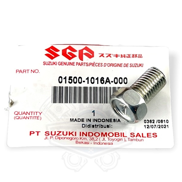 SGP OIL DRAIN PLUG RAIDER 150 Fi 01500-1016A-000 GENUINE | Shopee ...