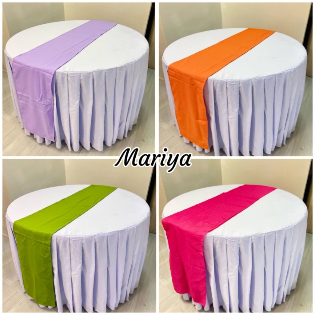 Table Runner katrina Cloth/ Geana Cloth For Caterring Supplies | Shopee ...