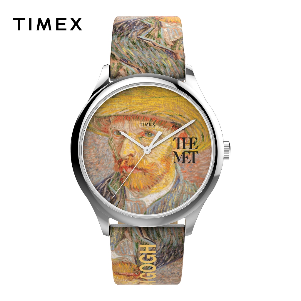 Timex The Met Van Gogh Multi Leather Analog Quartz Watch For Unisex ...