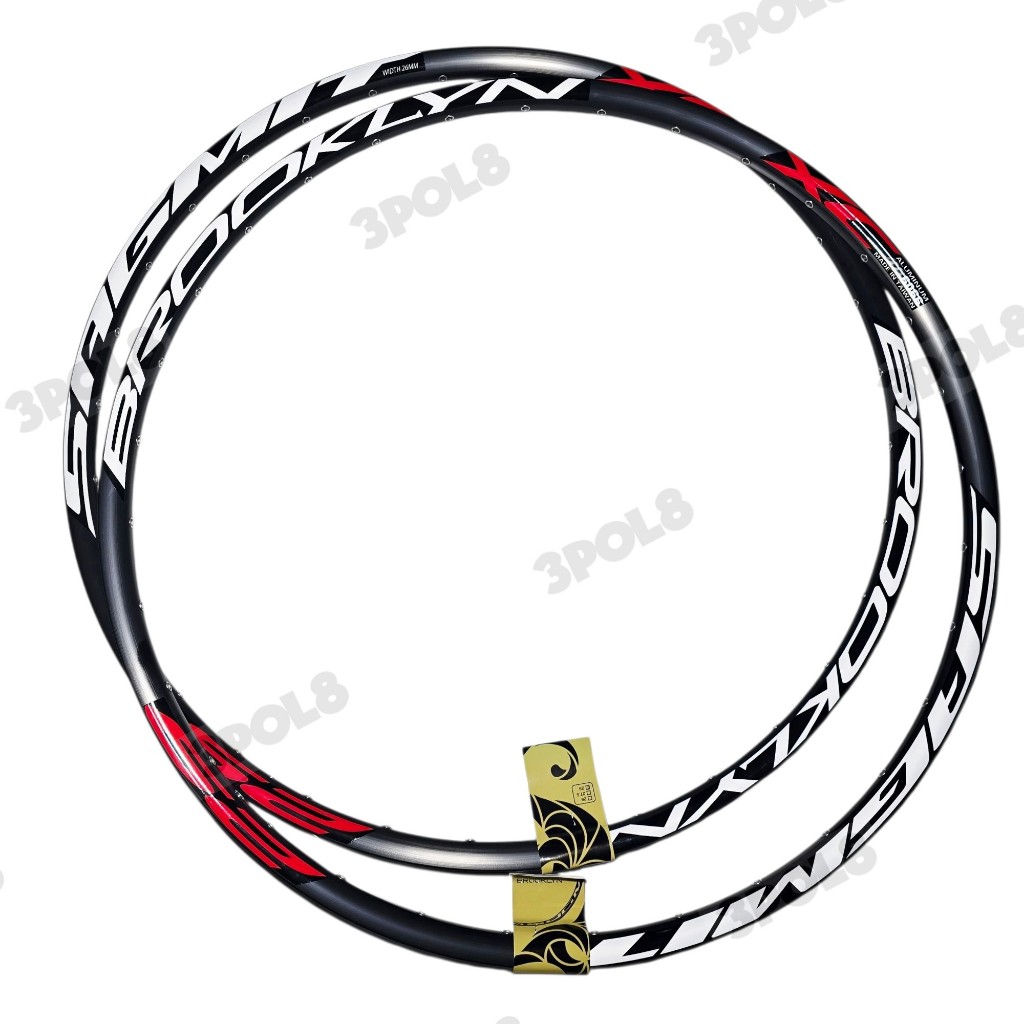2 pcs Sagmit Brooklyn Lightweight Bicycle Rim Mountain Bike MTB Double ...