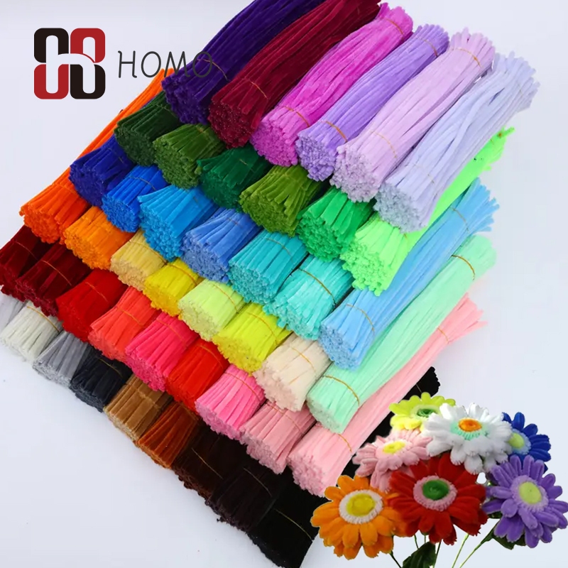 Fuzzy Wire Creative Toy Twist Stick Diy Handicraft Material Chenille ...