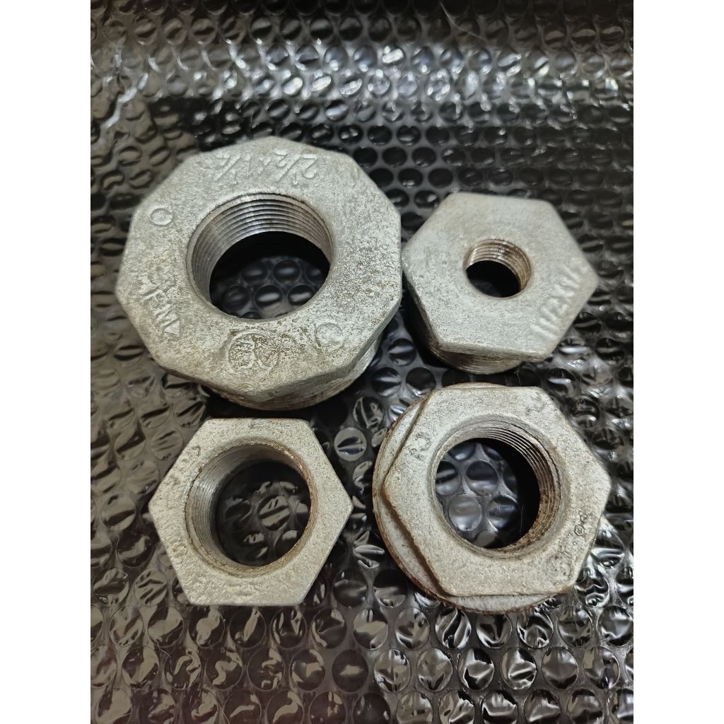 G.I. GI BUSHING REDUCER S40 SIZE 3 X 1, 3 x 1 1/4, 3 x1 1/2, 3 x 2, 3 x ...
