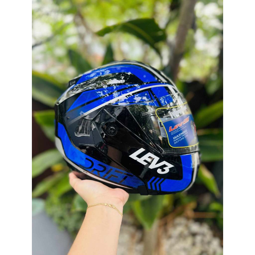 LEV3 BJ-5700 MODULAR DUAL VISOR HELMET. | Shopee Philippines