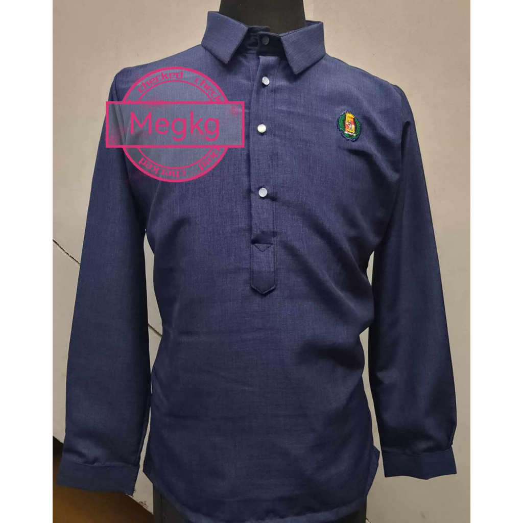 LONGSLEEVE POLO BARONG HIGH QUALITY COMPUTERIZED EMBROID SECURITY GUARD ...