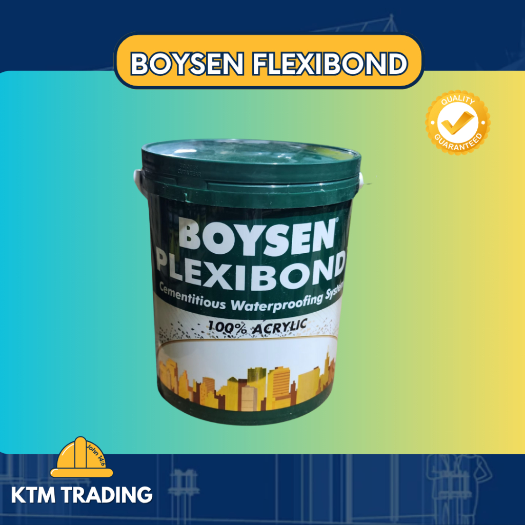 BOYSEN PLEXIBOND WATER PROOFING SYSTEM 4 LITERS | Shopee Philippines
