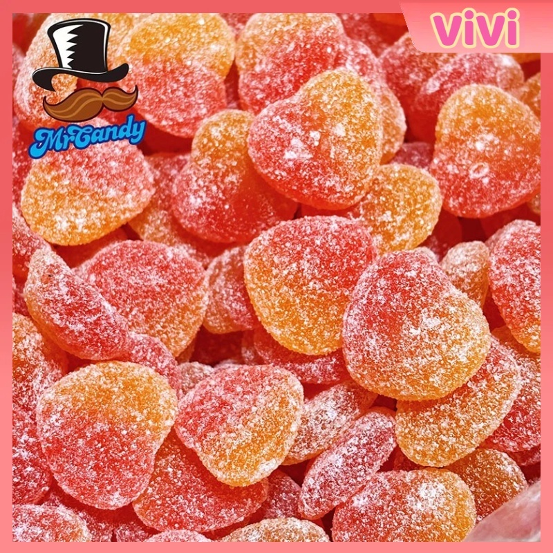 2.5kg white peach Gummy candies/ 500-550pcs/gummy candies wholesale ...