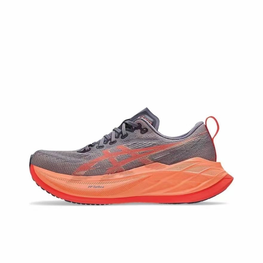 Asics Anti-slip Wear-resistant Low Cut Running Shoes-Black Orange ...