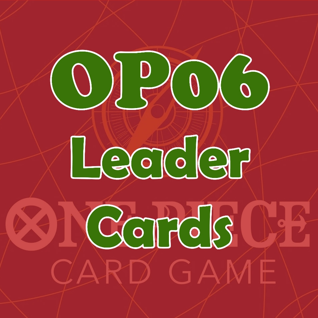 One Piece Card Game TCG OP06 LEADER Cards - Wings of Captain | Shopee ...
