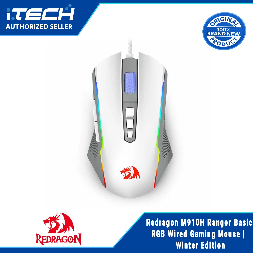 Redragon M910H Ranger Basic RGB Wired Gaming Mouse | Winter Edition ...