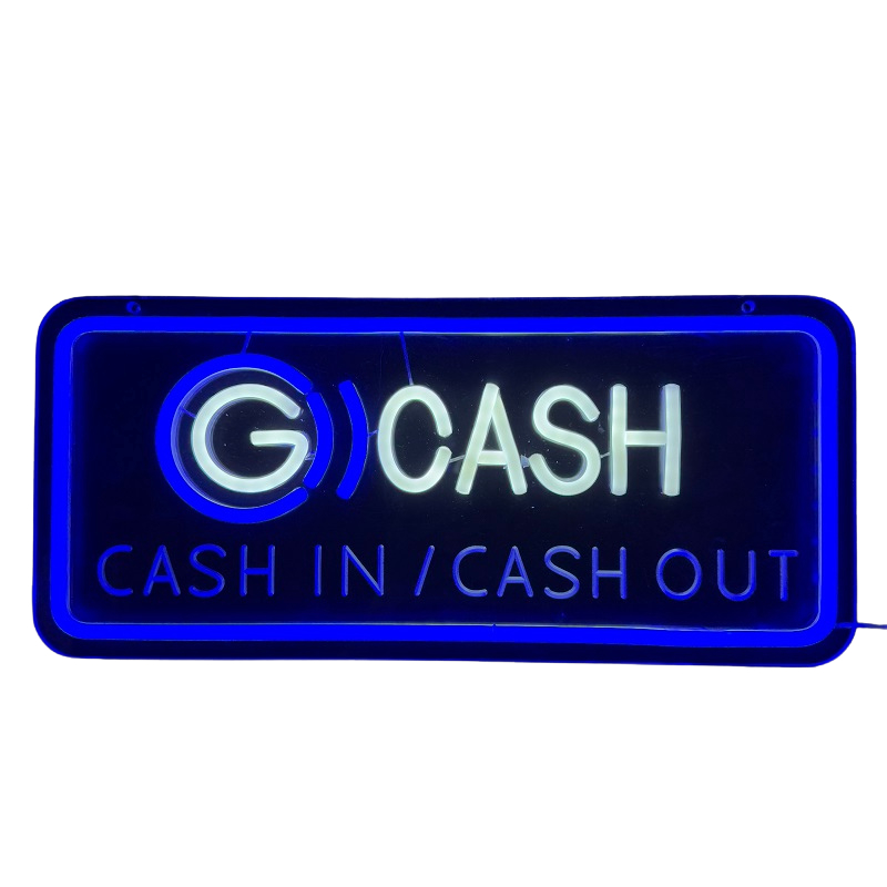 [gcash maya] gcash/maya signage led light gcash cash in cash out ...