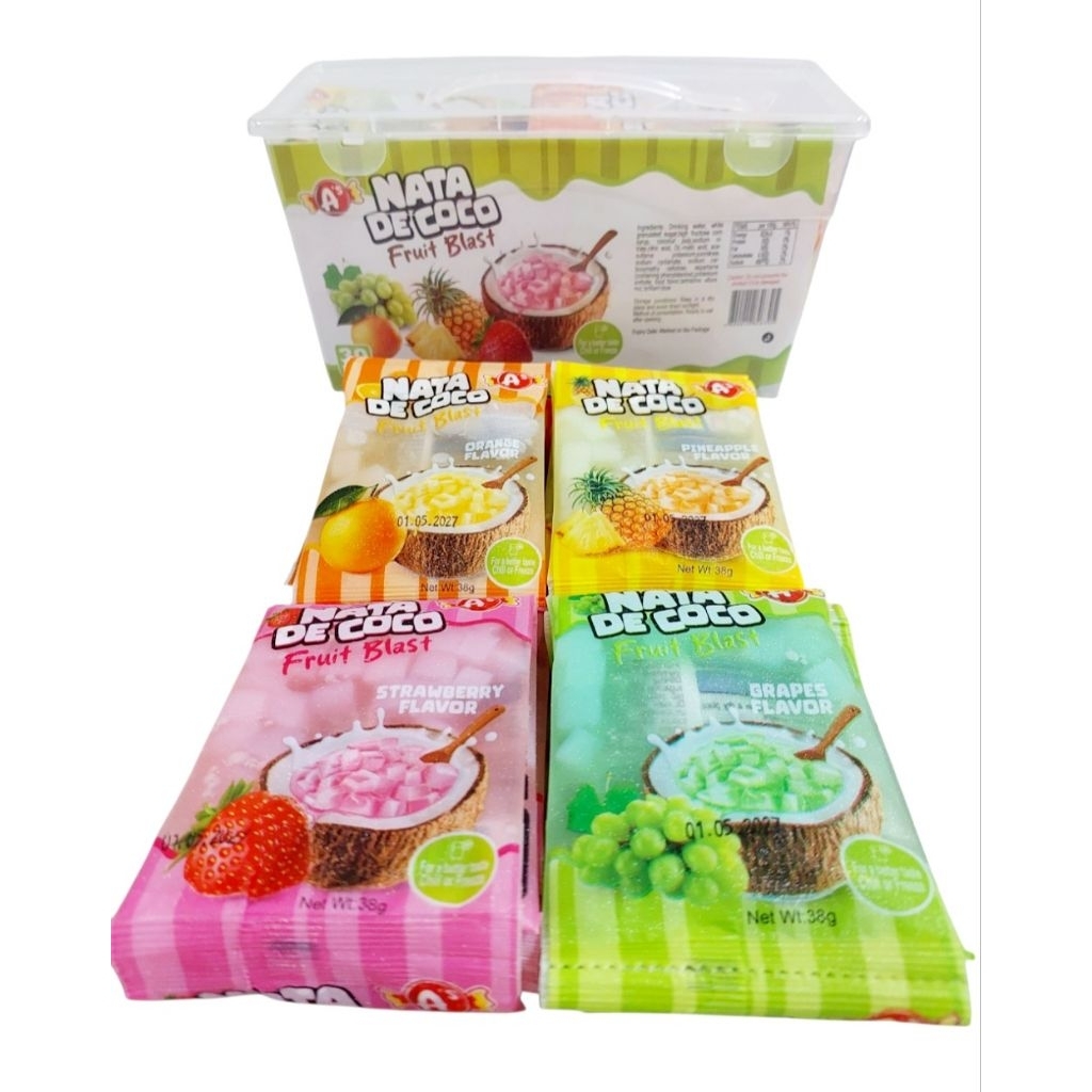 Nata de Coco Fruit Blast 30pcs per Canister | Shopee Philippines