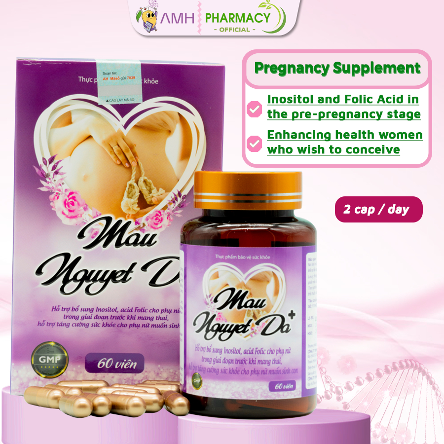 Fertility-enhancing pill Mau Nguyet Da + for infertile women wishing to ...