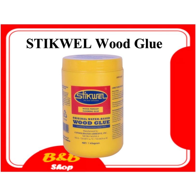 Stikwel Wood Parquet Flooring Glue 1 liter *12 pcs = 1 box (Sold per ...