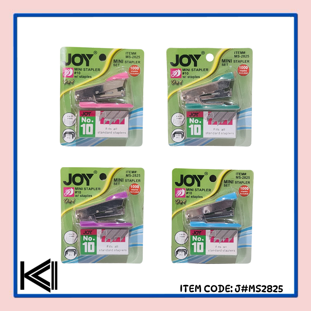Joy No. 10 Mini Stapler Set with Staple Wire | Shopee Philippines
