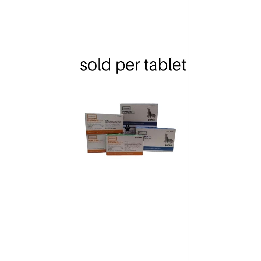 Pimobendan Pimodin 1.25mg and 5mg dogs and cats per tablet | Shopee Philippines