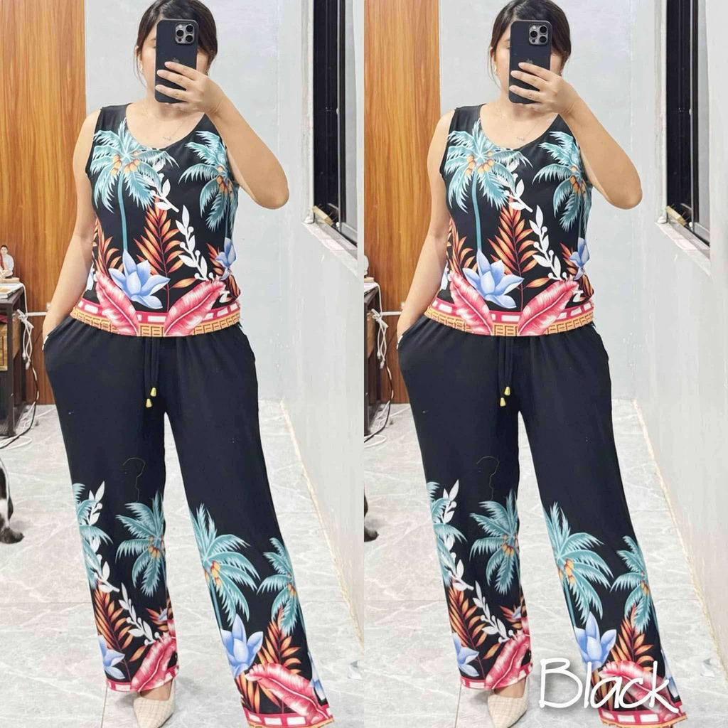 SANDO TERNO PANTS HAWAIIAN FOR WOMEN MEDIUM UP TO XL | Shopee Philippines