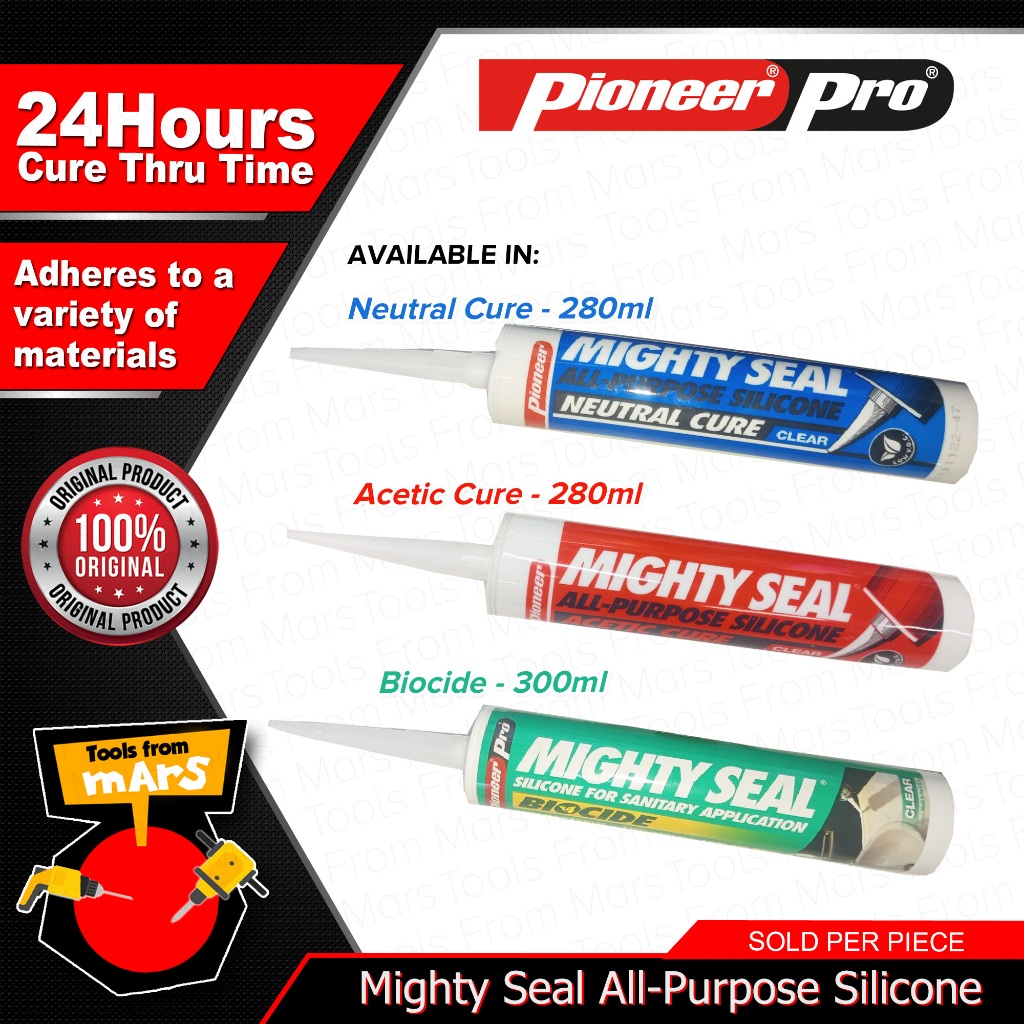 Pioneer Mighty Seal Silicone Sealant All-Purpose FGT00121/FGT00122 ...
