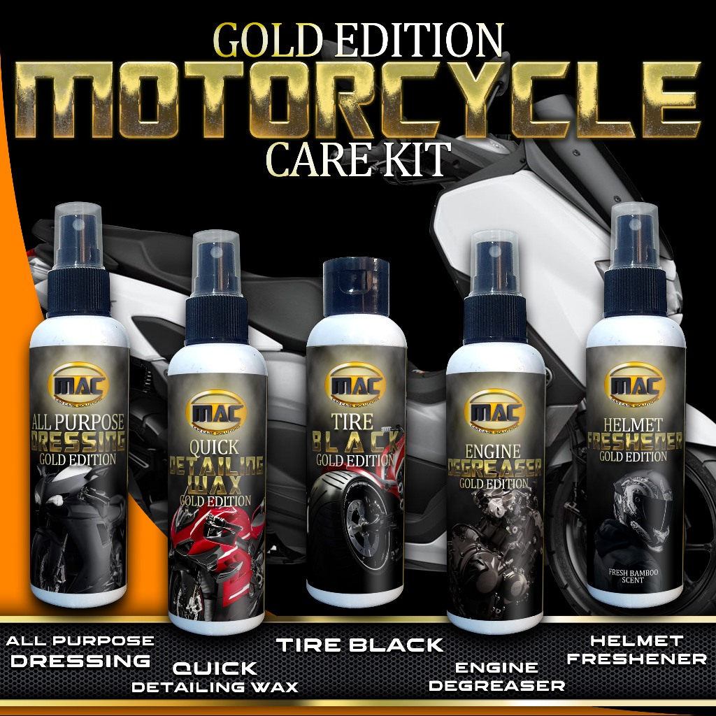 MAC MOTORCYCLE KIT, BIKE CLEANING SET, MOTORCYCLE DETAILING, CHAIN ...
