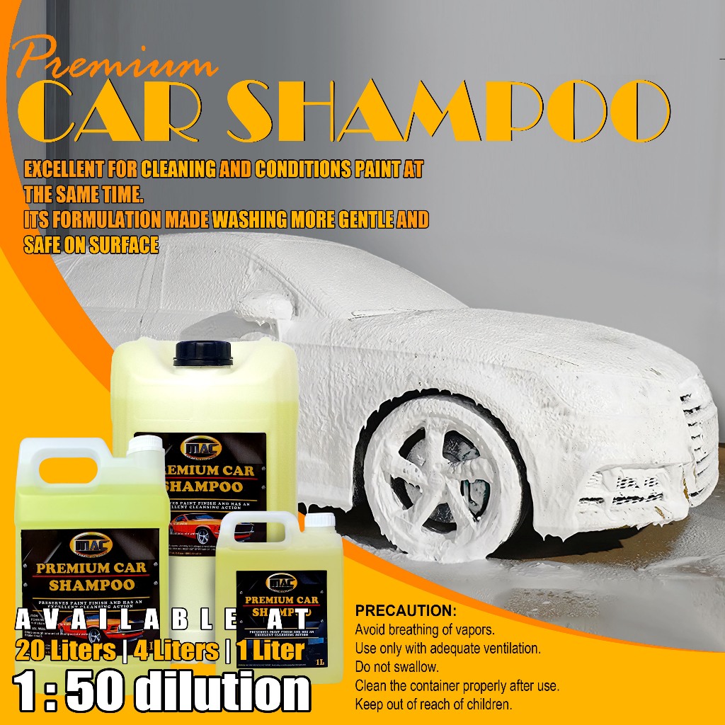 MAC PREMIUM CAR SHAMPOO, FOAM CAR WASH, PH NEUTRAL SHAMPOO, CAR CLEANER ...