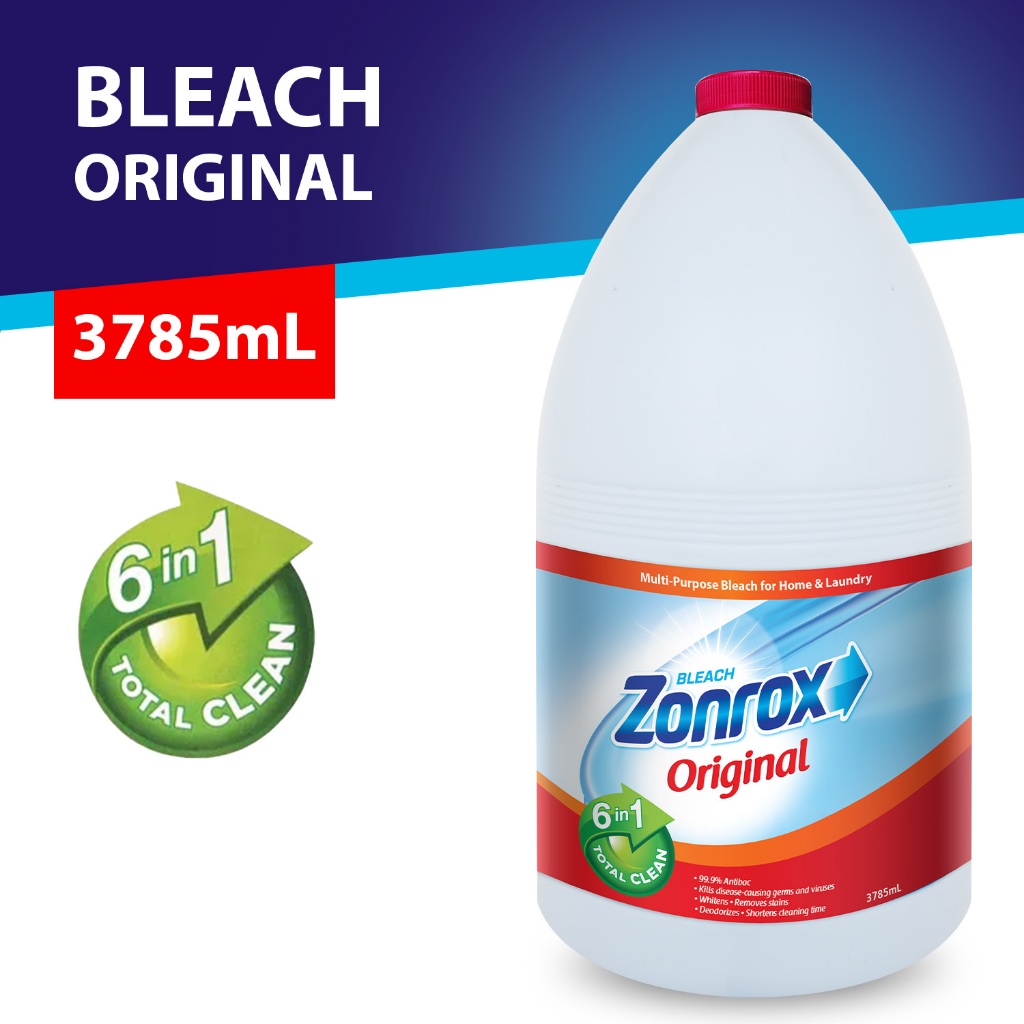 Zonrox Bleach Original 1 Gallon (3785 mL) | Shopee Philippines