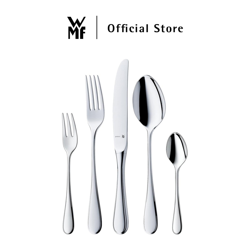 Kent Plus Cutlery Set by WMF, 30-Piece Set, Ergonomic Feel, Cromargan ...