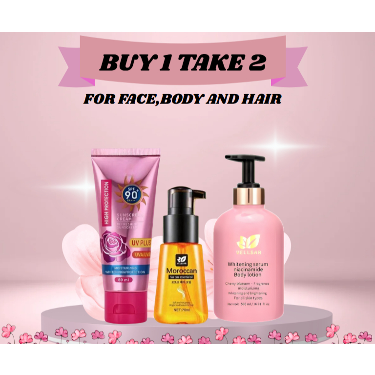 (BUY 1 TAKE 2) VELLSAR SAKURA WHITENING MOISTURIZING BODY LOTION VS ...