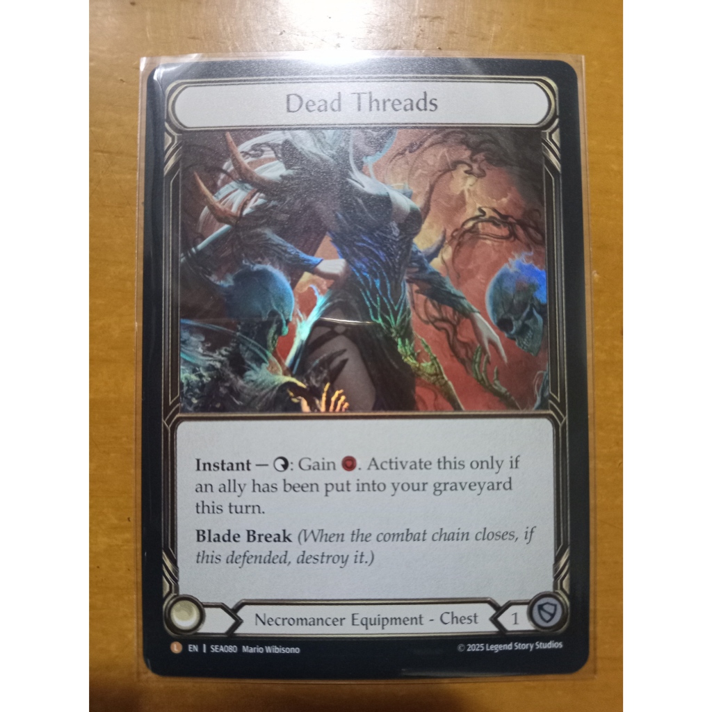 FAB Dead Threads Legendary High Seas SEA Flesh and Blood TCG English ...