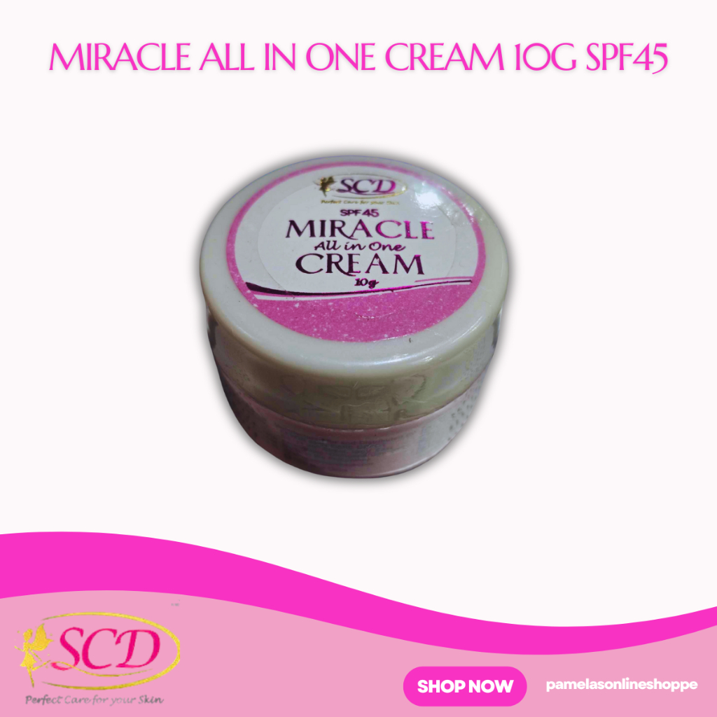 SCD Miracle All in One Cream 10gms| Whitening & Anti-Aging| Anti-Pimple ...