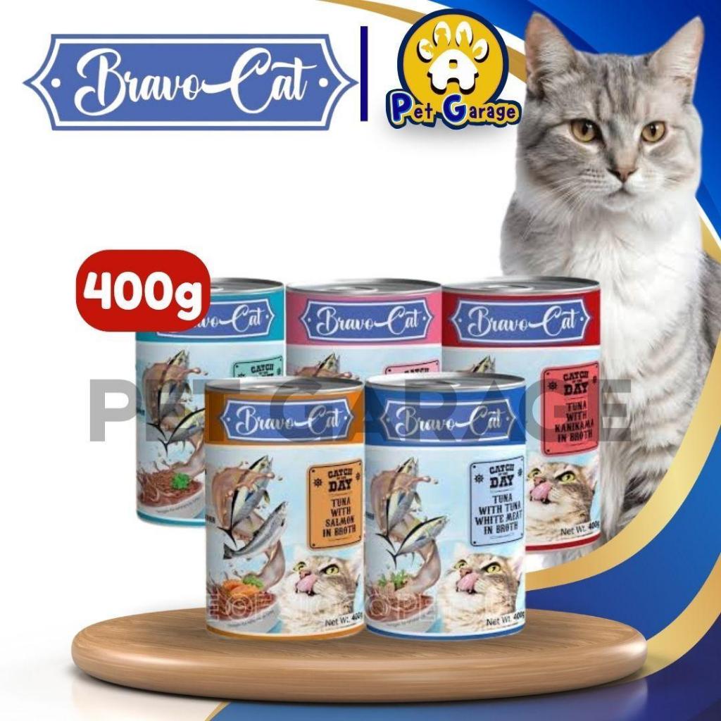 400g Bravo Cat Nutritious Soup Meal Real Tuna All Stages Adult Kitten ...