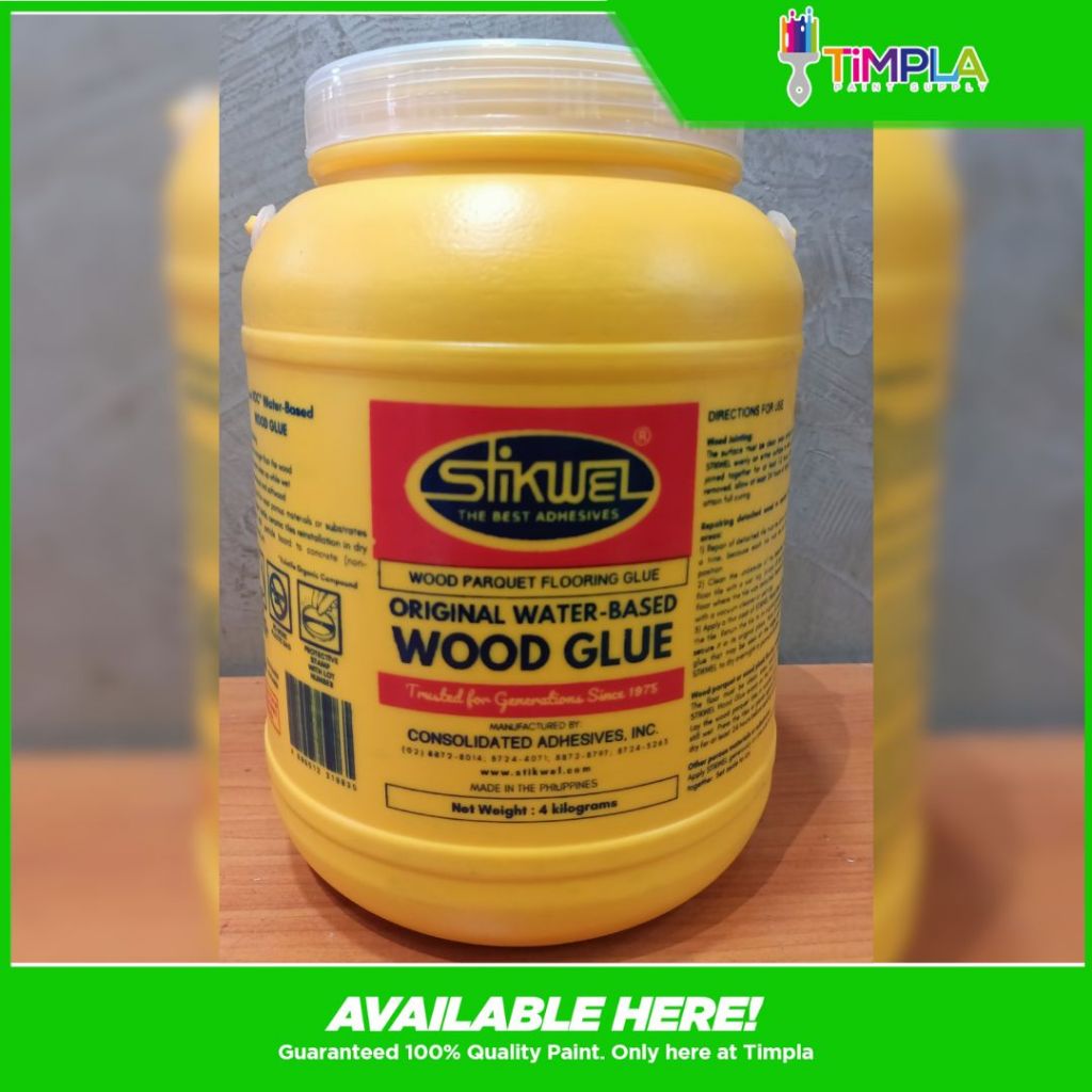 STIKWEL WOOD GLUE (GALLON) | Shopee Philippines