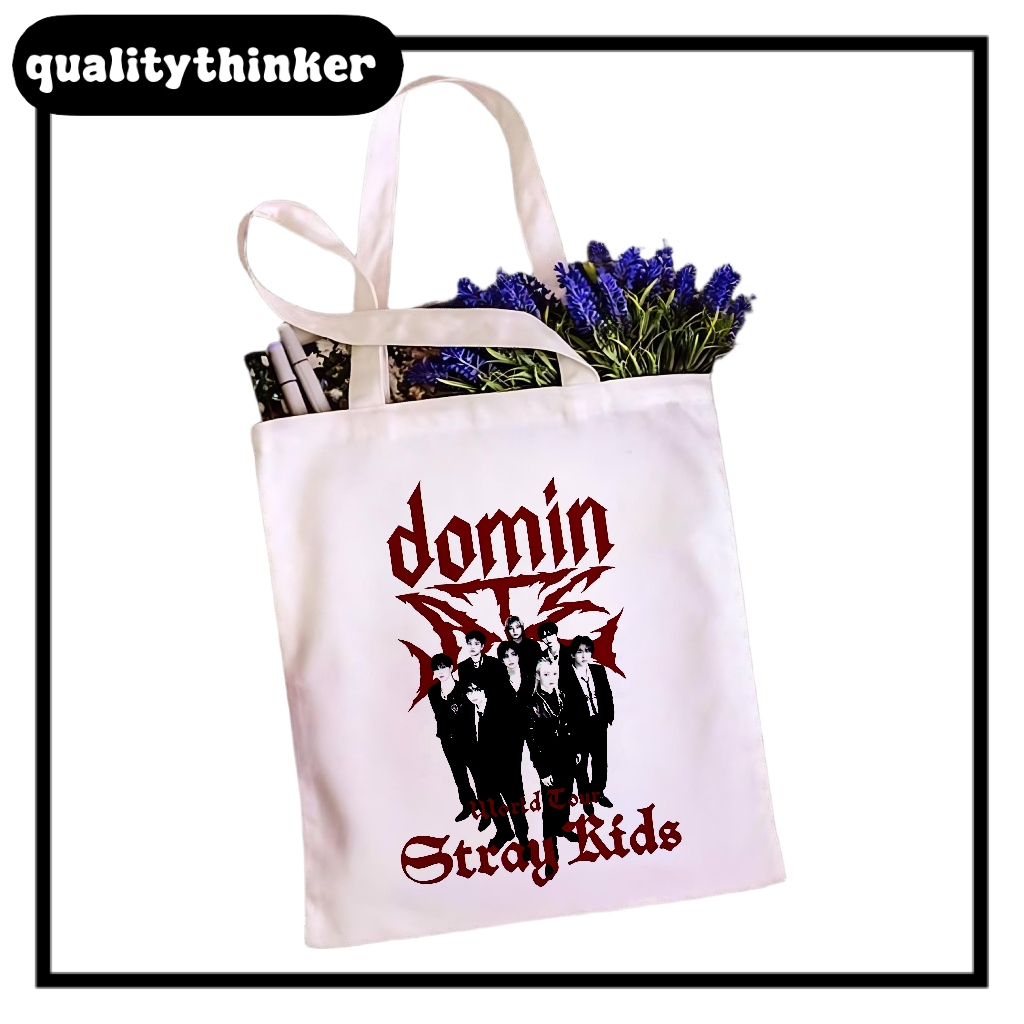 QualityThinker | STRAYKIDS INSPIRED TOTE BAG.... | Shopee Philippines