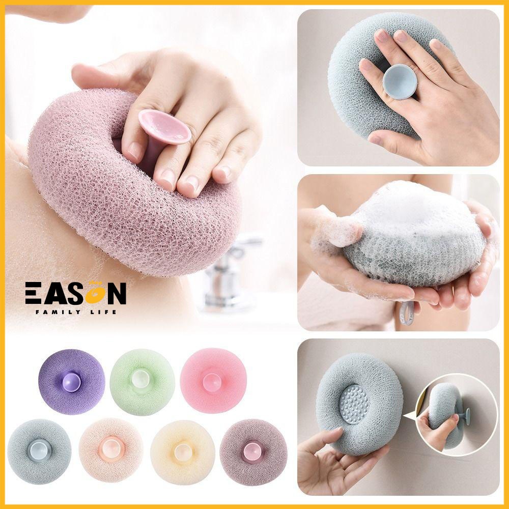 3D Bath Ball with Suction Cup Rich Foaming Bo dy Scrubber Shower ...