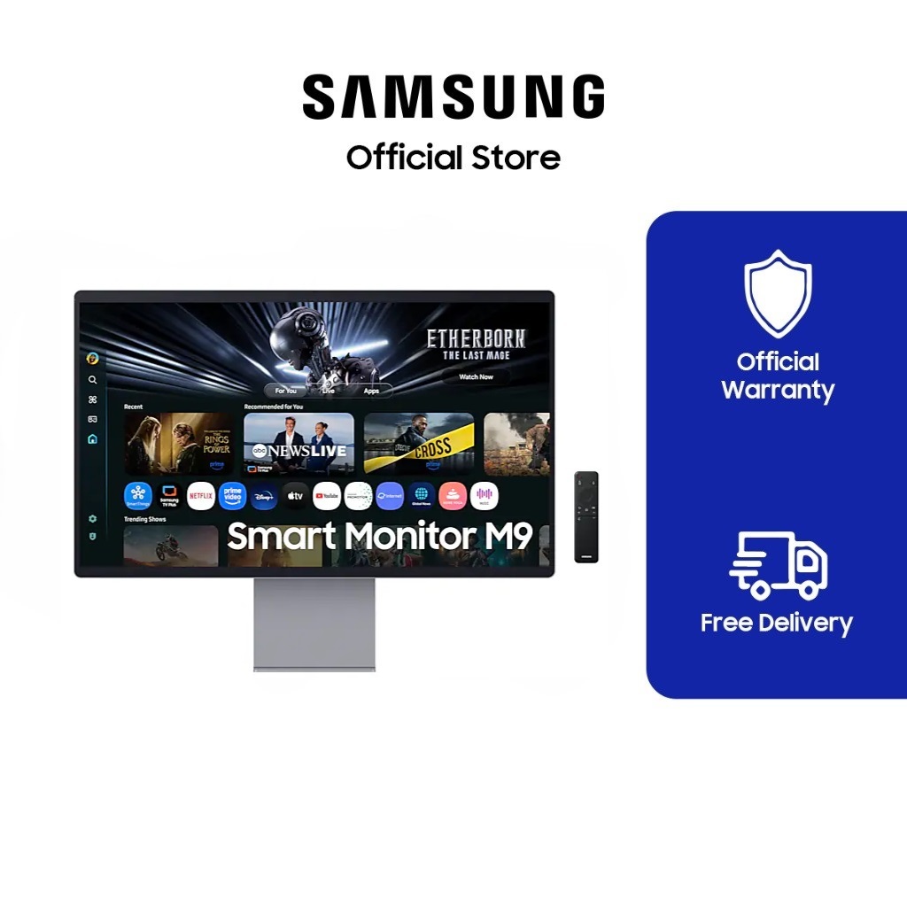 32" Smart Monitor M9 M90SF 4K OLED Samsung Vision AI LS32FM902SEXXP ...
