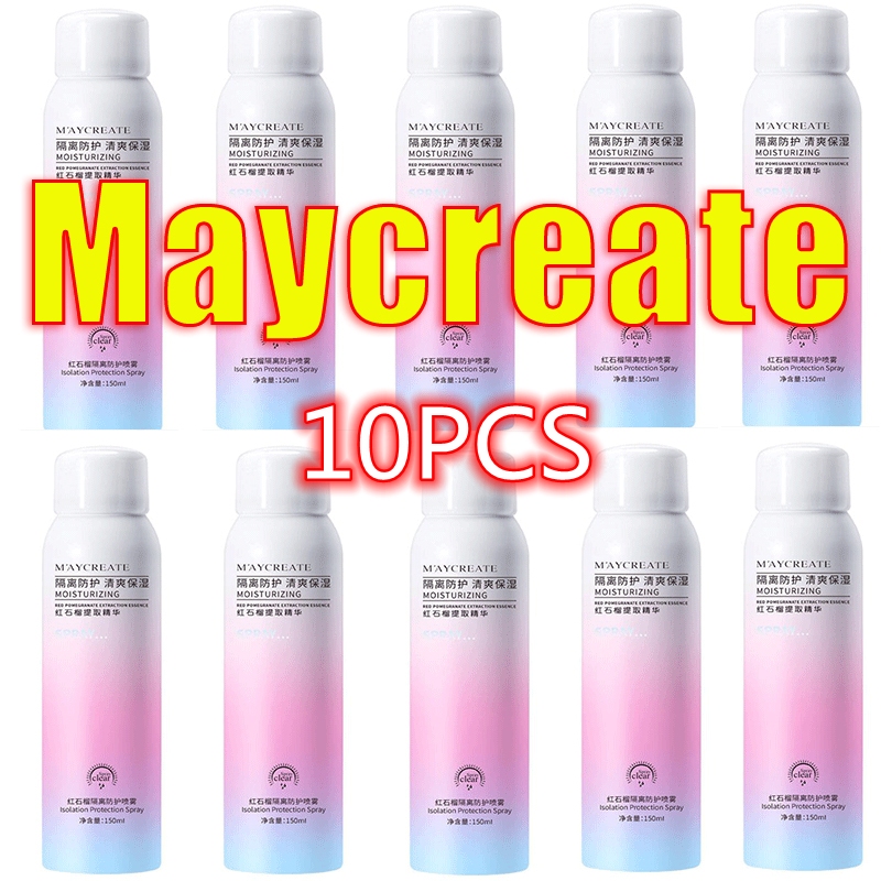10PCS Maycreate Whitening Sunscreen Spray Sunblock SPF50 PA 150ml UV ...
