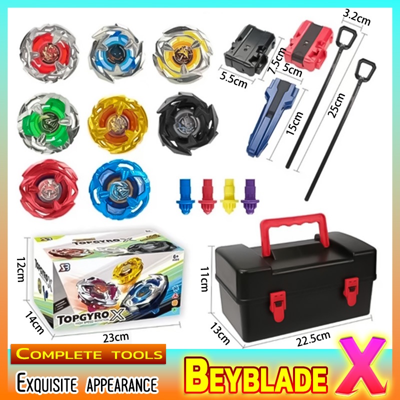 Beyblade X Series Dynamic Spinning Top Alloy Single Beyblade Assembly ...
