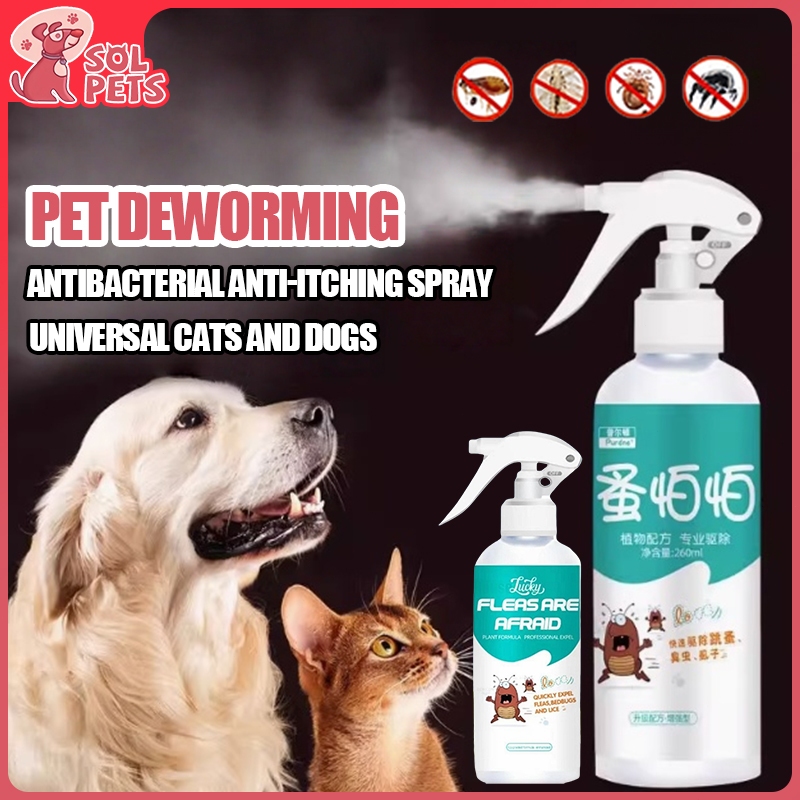 Tick Away Spray for Dogs & Cats Anti-Tick Garapata Flea Pulgas Lice ...