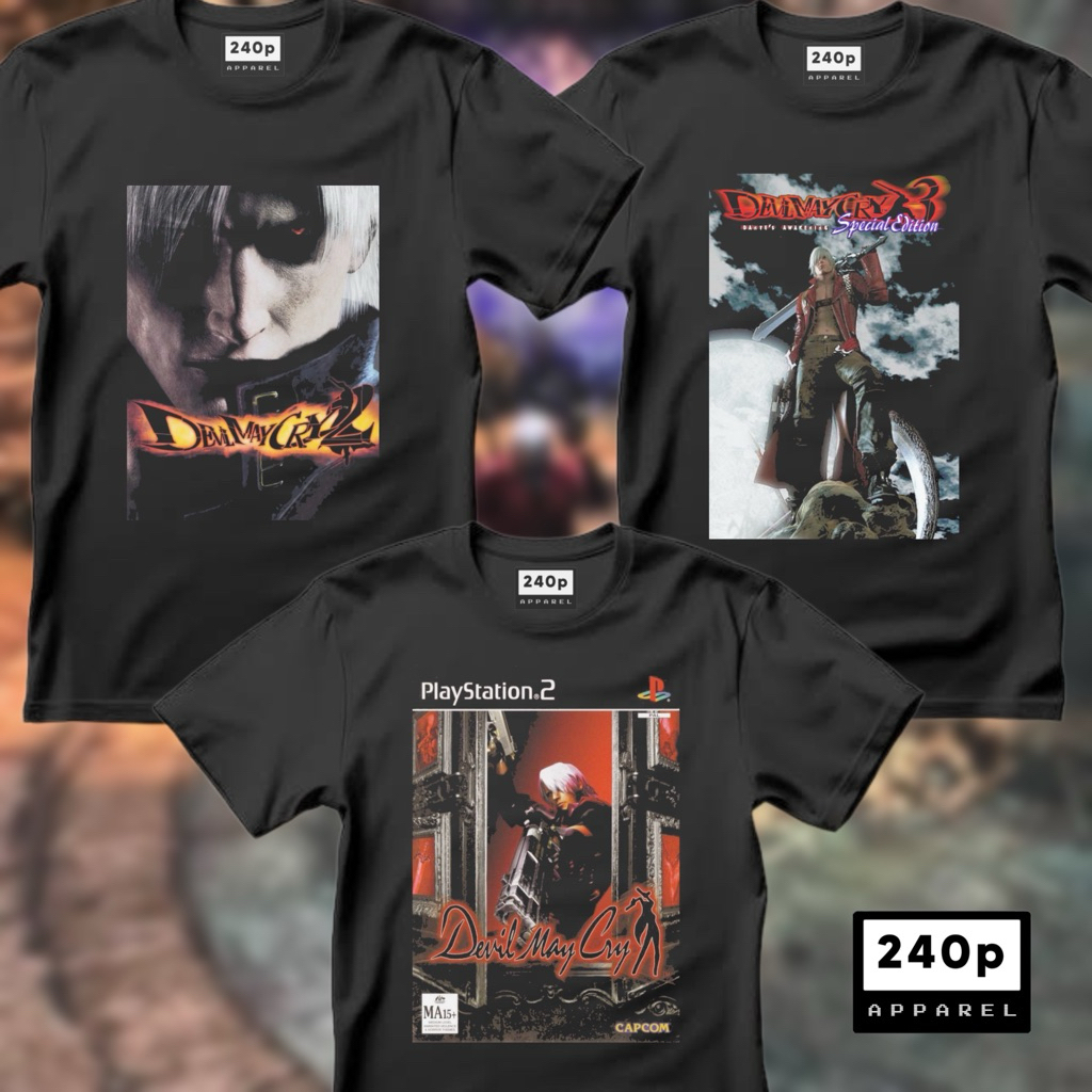 Devil May Cry collection big graphic unisex shirt | Shopee Philippines