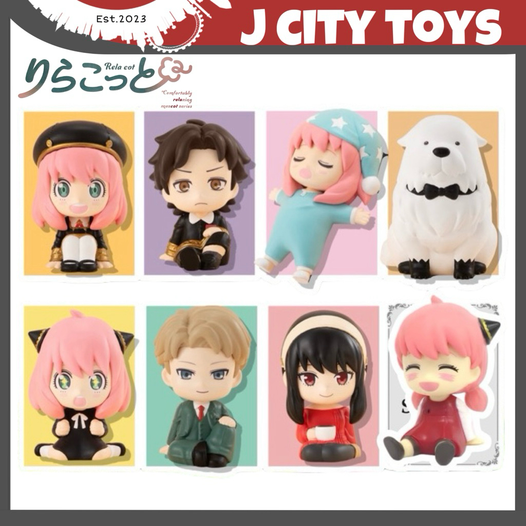 Spy X Family Rela Cot Sitting Figure Anya Yor Loid Bond Forger Damian ...