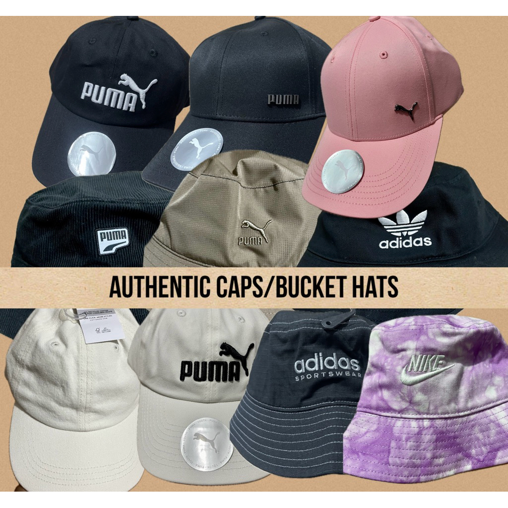 authentic and new caps/bucket hats | Shopee Philippines
